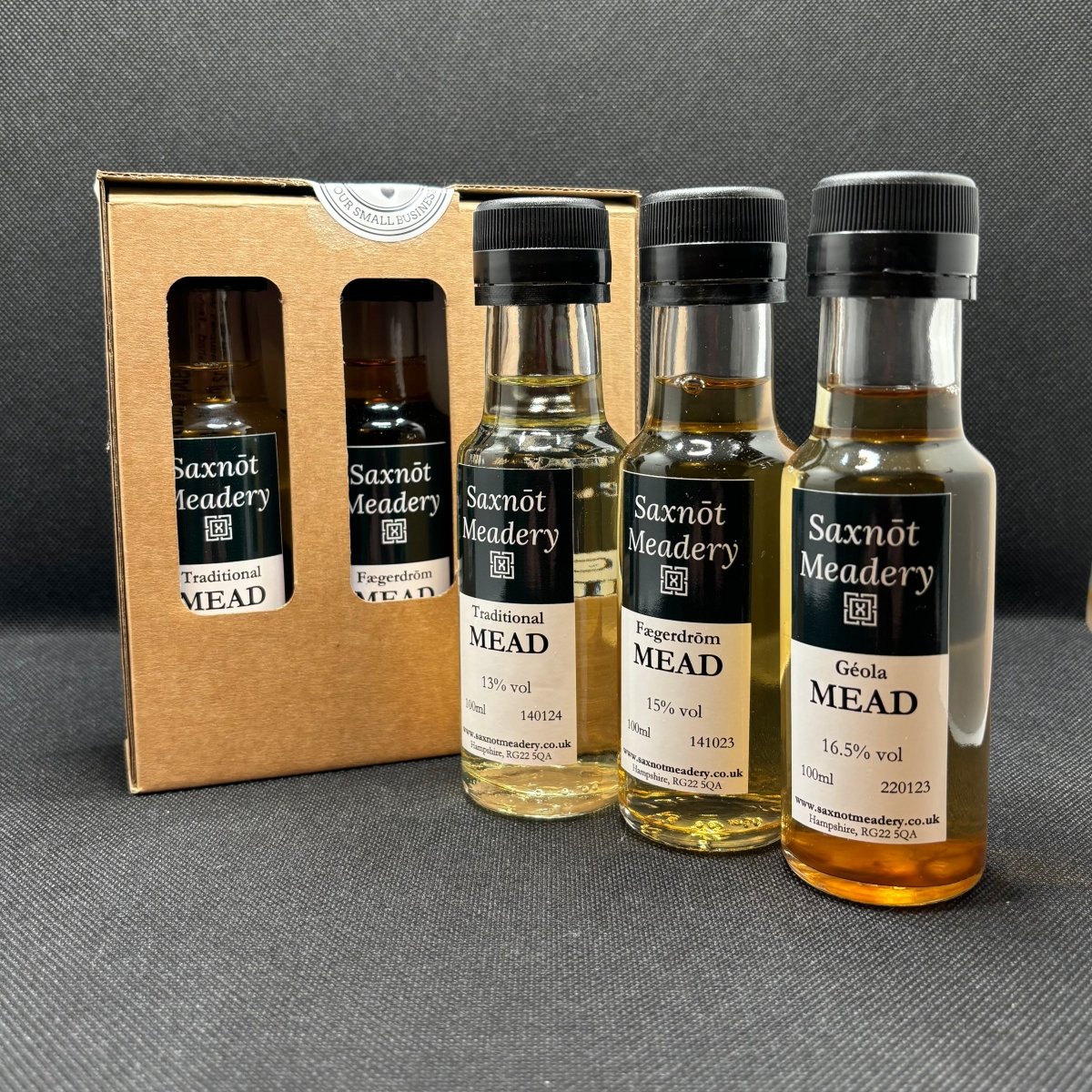Saxnot Meadery Sampler Gift Pack Mead (3x 10cl) | Caviste Wine
