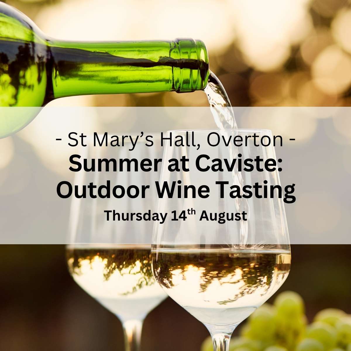Summer at Caviste - Overton - Thursday 14th August